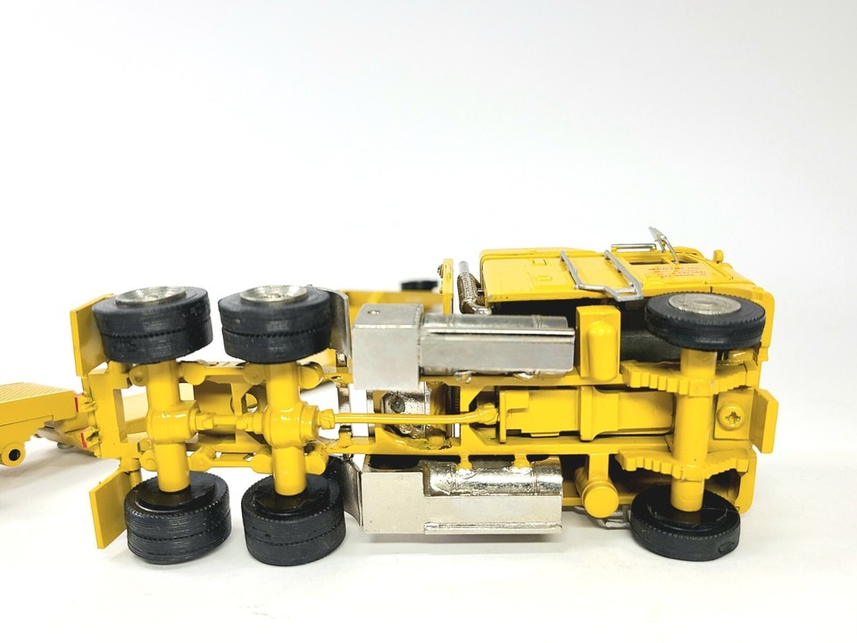 Kenworth K100 6x4 Sleeper with Lowboy Trailer Yellow ASAM Smith 1:48 ...