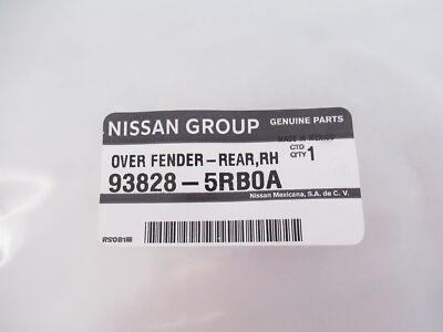 Genuine OEM Nissan 93828-5RB0A Passenger Rear Wheel Opening Molding 18 ...