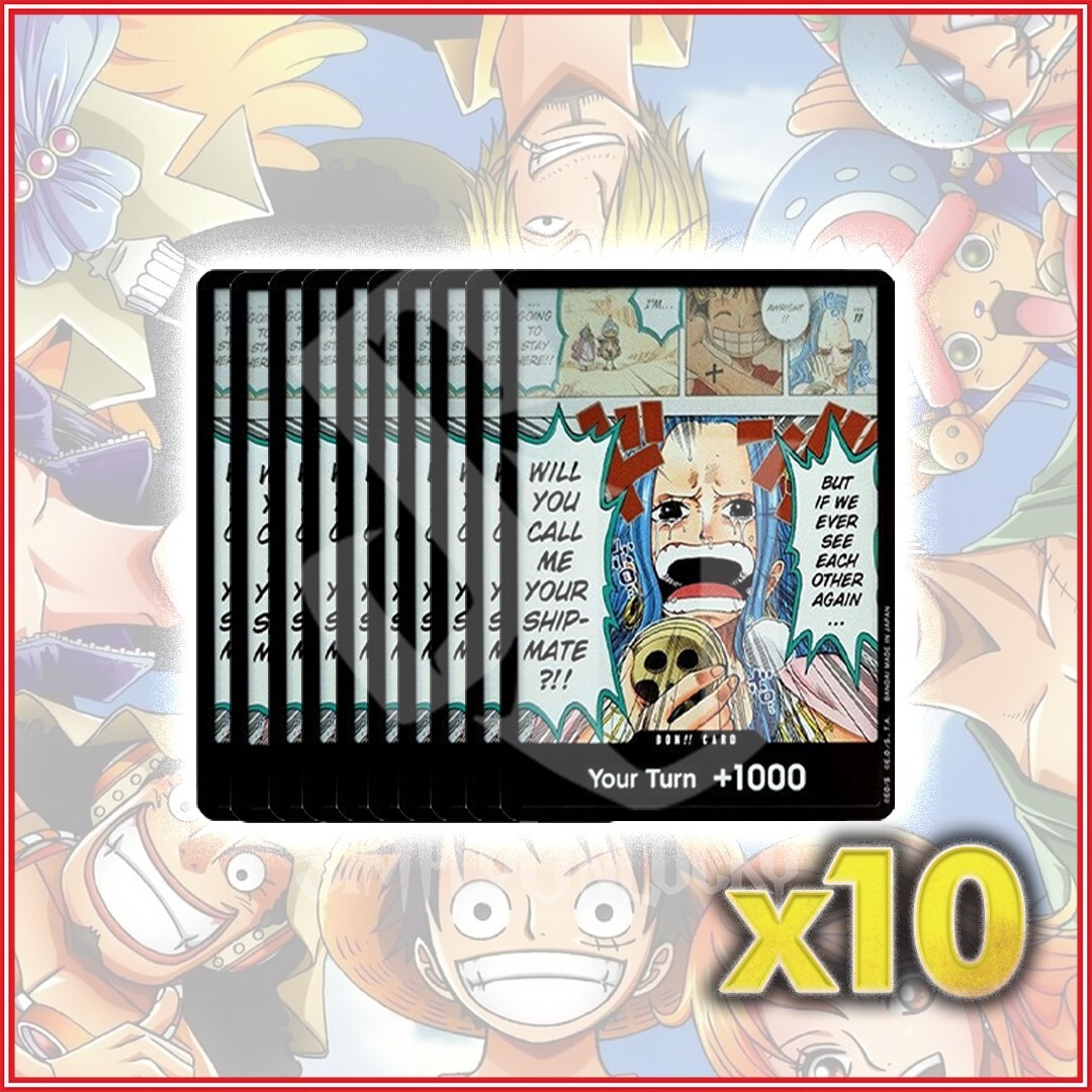 ONE PIECE TCG: 10 DON!! "Luffy & Vivi Alabasta" KINGDOMS OF INTRIGUE ...
