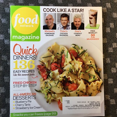 Food Network Magazine. July/August 2012. Fried Chicken step by step | eBay