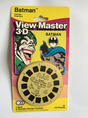 View-Master 3-D Reels BATMAN Cartoon 3 Reel Set 1981 DC Comics SEALED ...