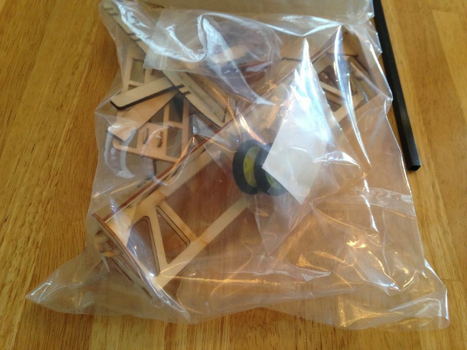 Sports Flyers Wasp RC Stick Style Airplane ARF Kit With 2 Wing ...