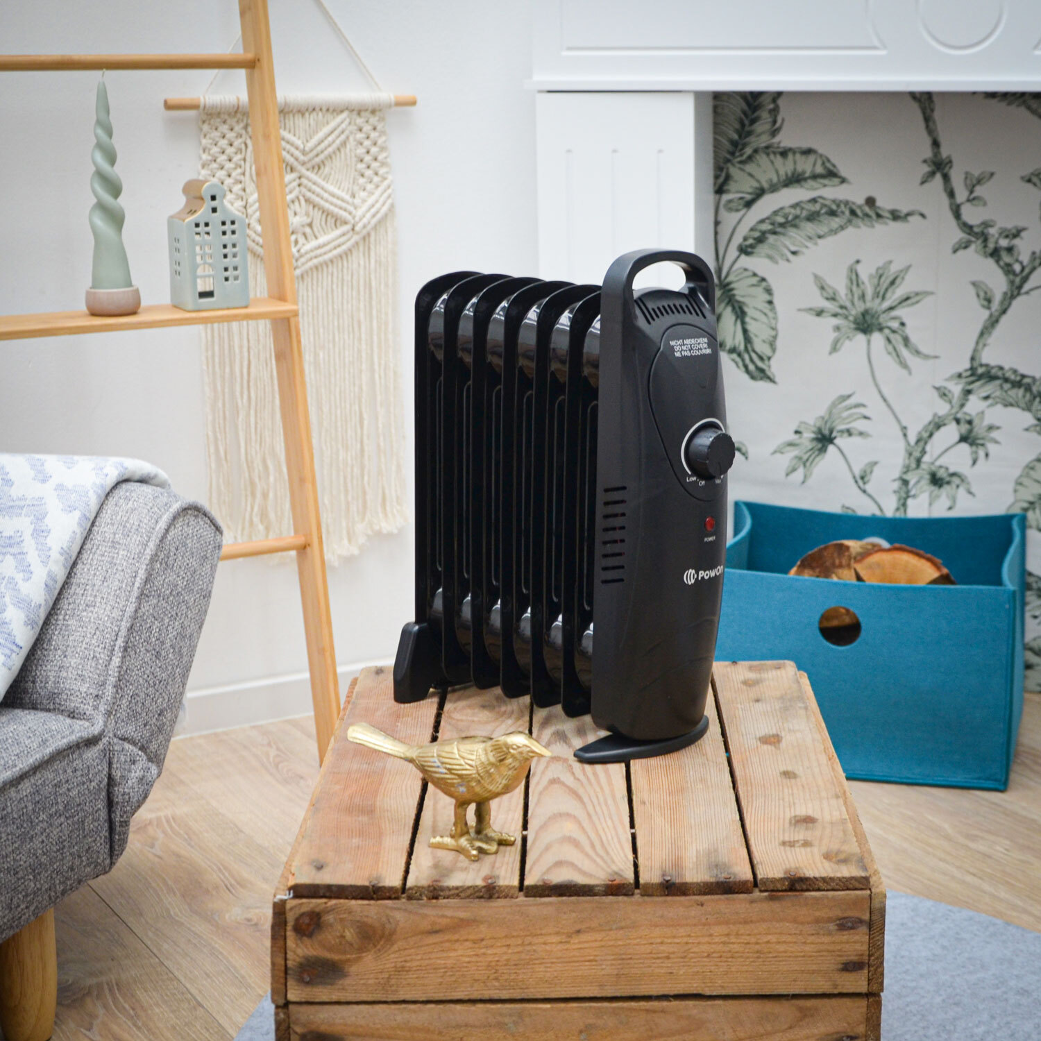 600W Ölradiator Energiesparend 7 Rippen 30x14x38 Heizkörper Radiator ...