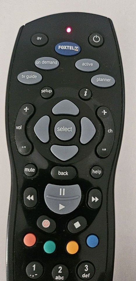 Foxtel Remote Control Genuine Foxtel Remote Black Replacement | eBay UK