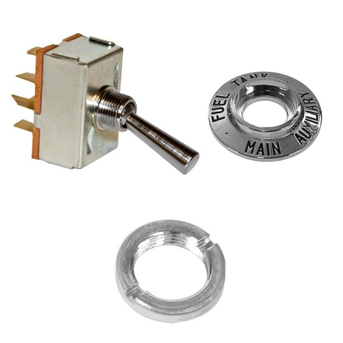 CJ Classic Trucks Auxiliary Fuel Tank Switch Kit W/ Bezel & Nut Bronco ...