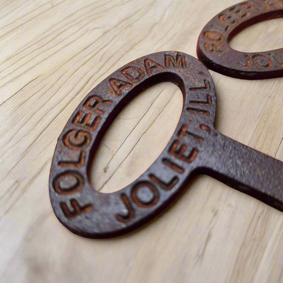 Folger Adam Joliet Illinois Jailhouse Cast Iron Keys (Set of 5) | eBay