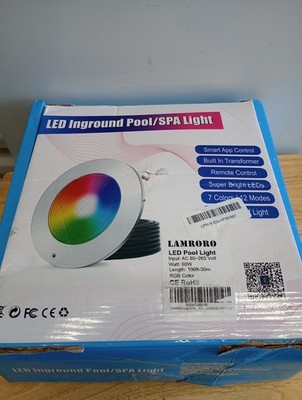 Pool Lights for Inground Pool 60W 10 Inch Color Changing LED Inground ...