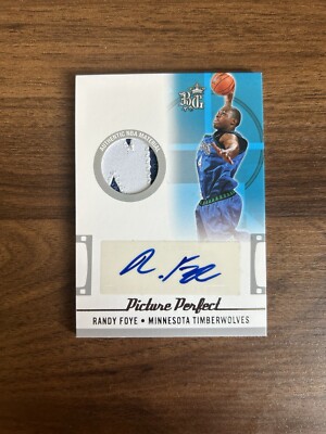 2006-07 Topps Big Game Randy Foye Picture Perfect Rookie RC Patch Auto ...