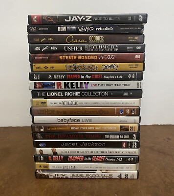 Lot Of 19 Rock, Hip Hop & Rap Music DVDs - Various/Multiple Artists Jay ...