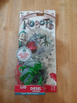 RARE Mattel Robots Movie 2004 Lug Diesel Mix N Match Figurines In ...
