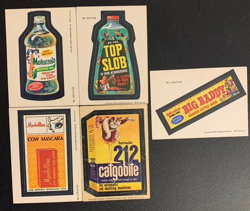 1975 & 1979 Topps Wacky Packages - lot of 5 different - Top Slob ...