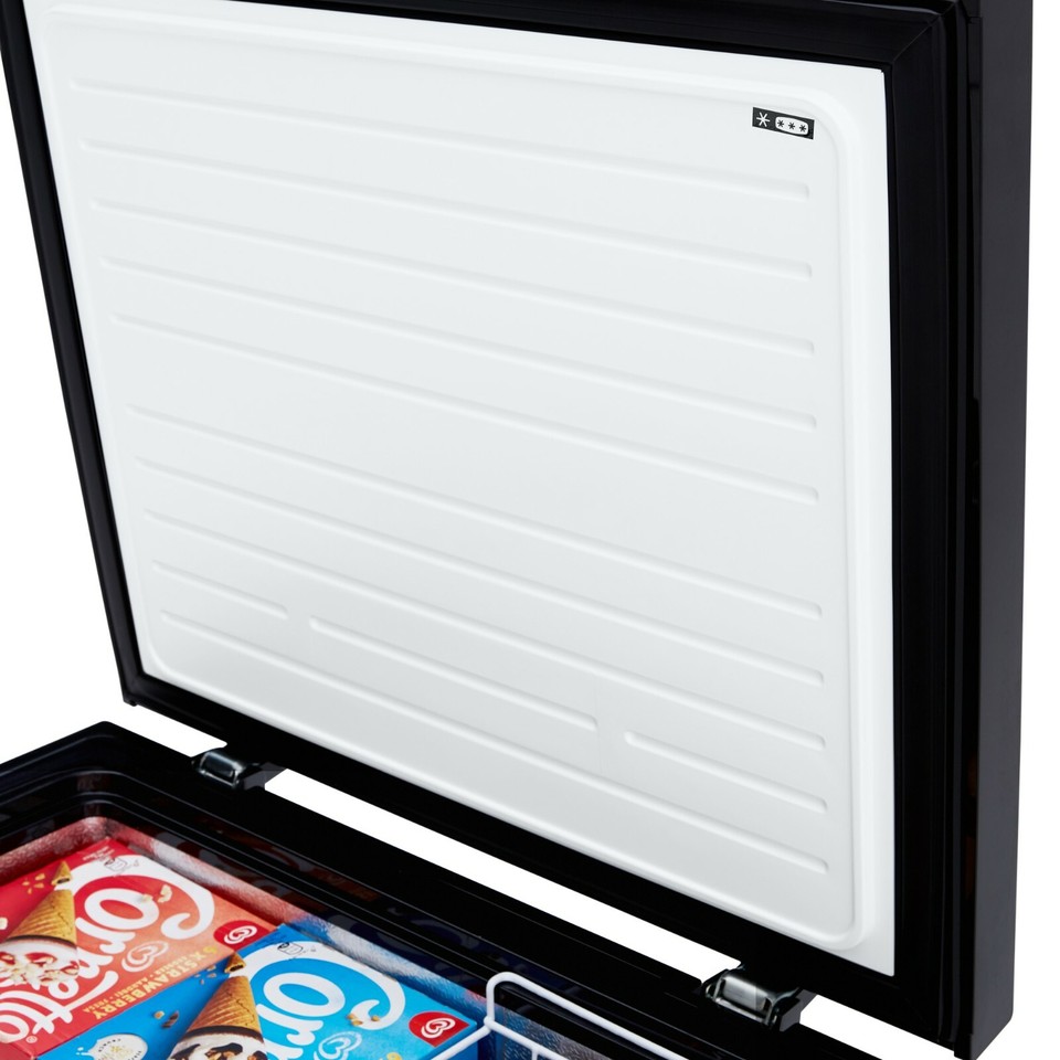 Cookology CCFZ142BK 142L Freestanding Chest Freezer with Chiller Mode ...