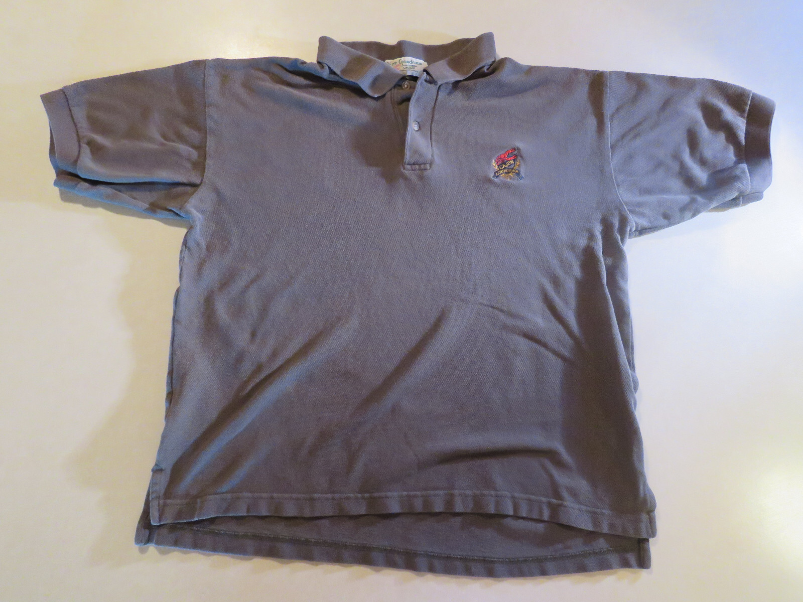 Cajun Louisiane ~ Stylé Chemise Polo Golf ~ Pierre Crawdeaux 100% Coton ...