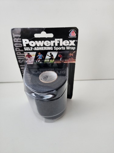 PowerFlex Self-Adhering Sports Wrap, Black, Size: 3" | eBay