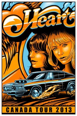 Heart 13" X 19" Reproduction Concert Poster archival quality | eBay