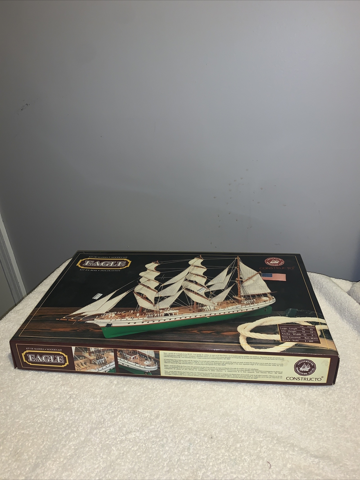 Constructo 1/185 American training ship USCG Eagle 611. Open box. Sealed. | eBay