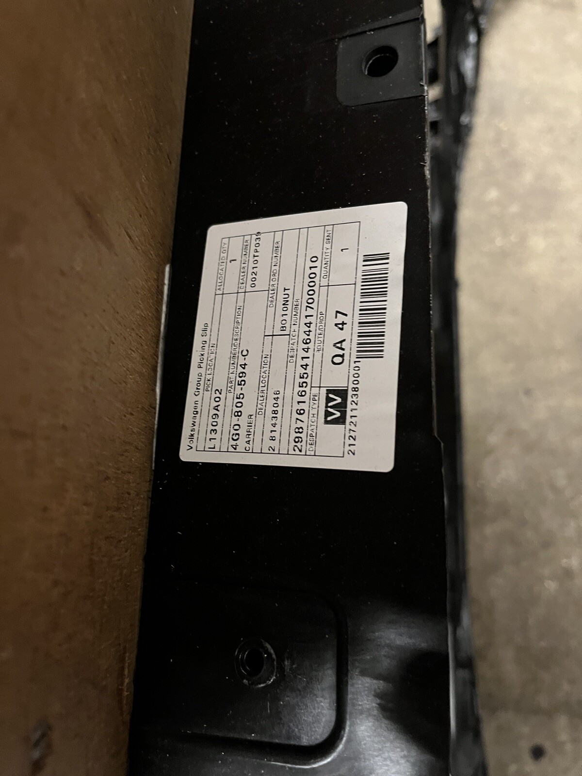 AUDI+A6+%2F+A6+AVANT+2011-%3E+BRAND+NEW+FRONT+PANEL+4G0+805+594+C for ...