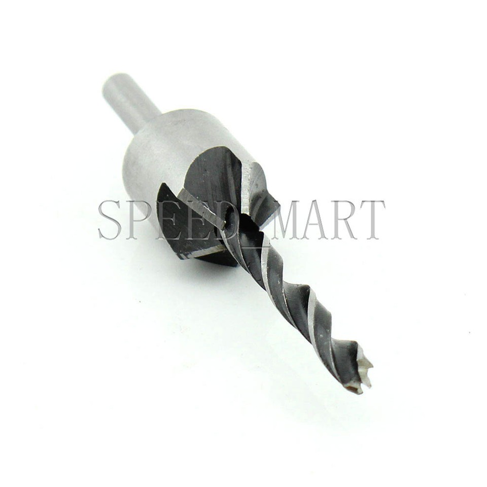 6mm Tapered Drill Countersink Bit Screw Wood Pilot Hole Woodwork ...