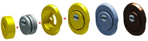 KIT PROTECTIONS CYLINDRE DEFENDER SECUREMME CHROME 4251ECS D.50X15 | eBay