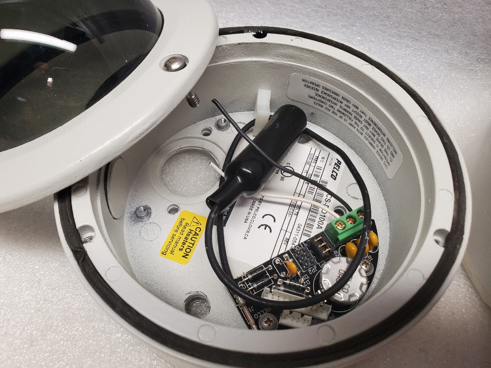 4-+Pelco+Ics-do100a+Dome+Security+Indoor+Surveillance+Camera+Ics-2crv3a ...