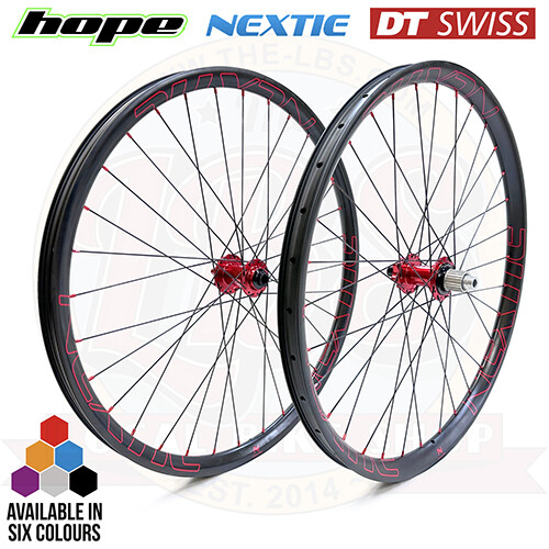 Custom Built MTB Wheelset Hope Pro 5 Boost Hubs Nextie Carbon 36mm 32H ...