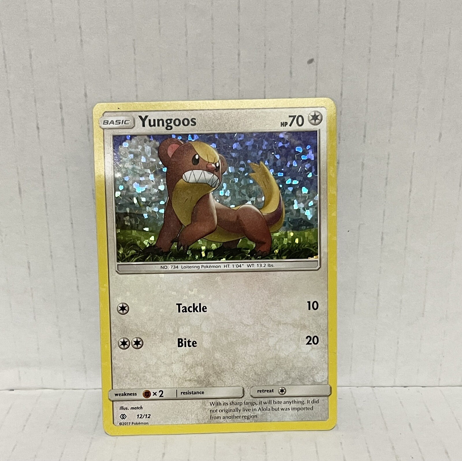 Yungoos 12/12 | McDonald's 2017 | Holo Rare | Pokemon Card | eBay
