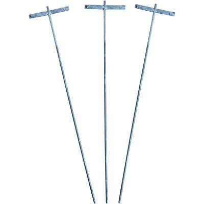 Thunderbird 1m Galvanised Earth Rod Stakes 3 Pack Electric Fence ...