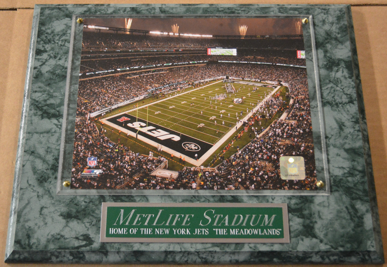 METLIFE STADIUM NEW YORK JETS FRAMED 8 X 10 PHOTO-MAN CAVE ART-12X15 ...