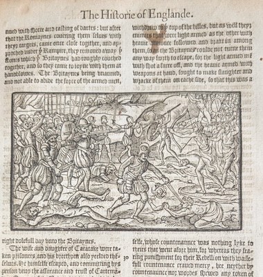 1577 1st Edition History of England - Guerrilla Warfare Battle of ...