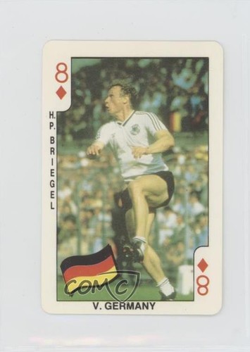 1986 Dandy Gum World Cup Playing Cards H P Briegel #8D | eBay