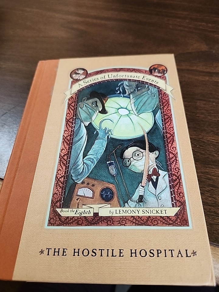Series of Unfortunate Events #8: the Hostile Hospital by Lemony Snicket ...