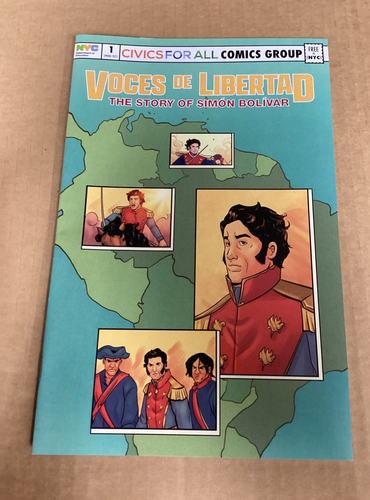 Civics Comic Group-VOCES DE LIBERTAD The Story of Simón Bolívar | eBay