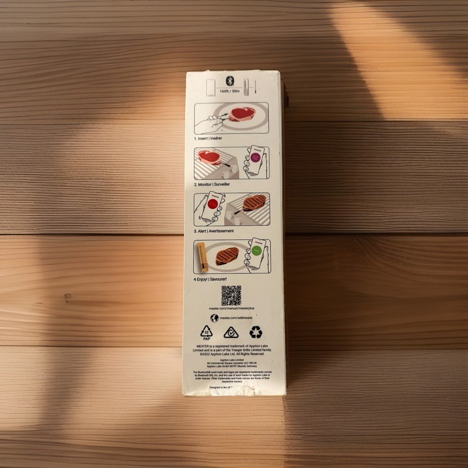 Meater Plus Wireless Meat Thermometer 5x More Meat Probes Open Box New ...