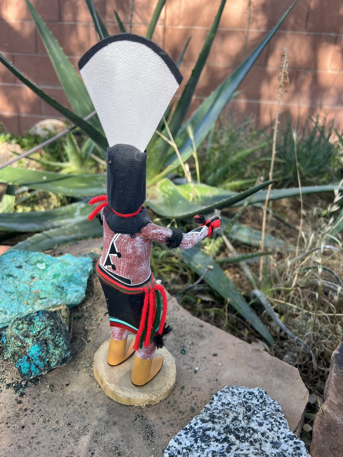 Native American Apache Carved Devil Dancer (kachina Like) Signed 12 1/2 ...