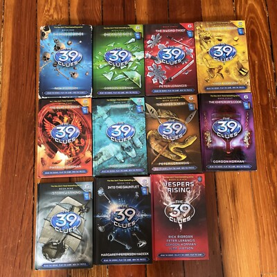 39 Clues complete hardcover series 1-11 set 1 2 3 4 5 6 7 8 9 10 11 NO ...