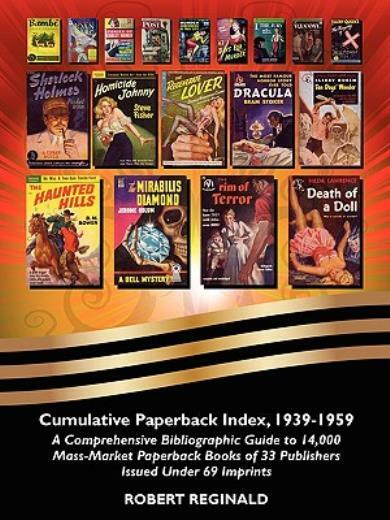 Cumulative Paperback Index, 1939-1959 : A Comprehensive Bibliographic ...