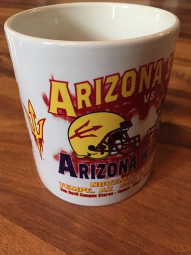 Arizona State vs Arizona Football Mug Coffee Cup | eBay