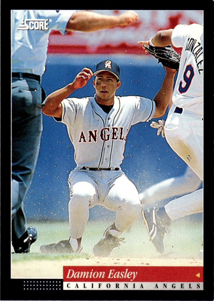 Damion Easley #17 California Angels 1994 Score Baseball Card | eBay