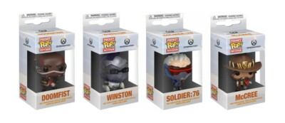 Funko Pocket Pop! Keychain - Overwatch - Doomfist, McCree, Soldier: 76 ...