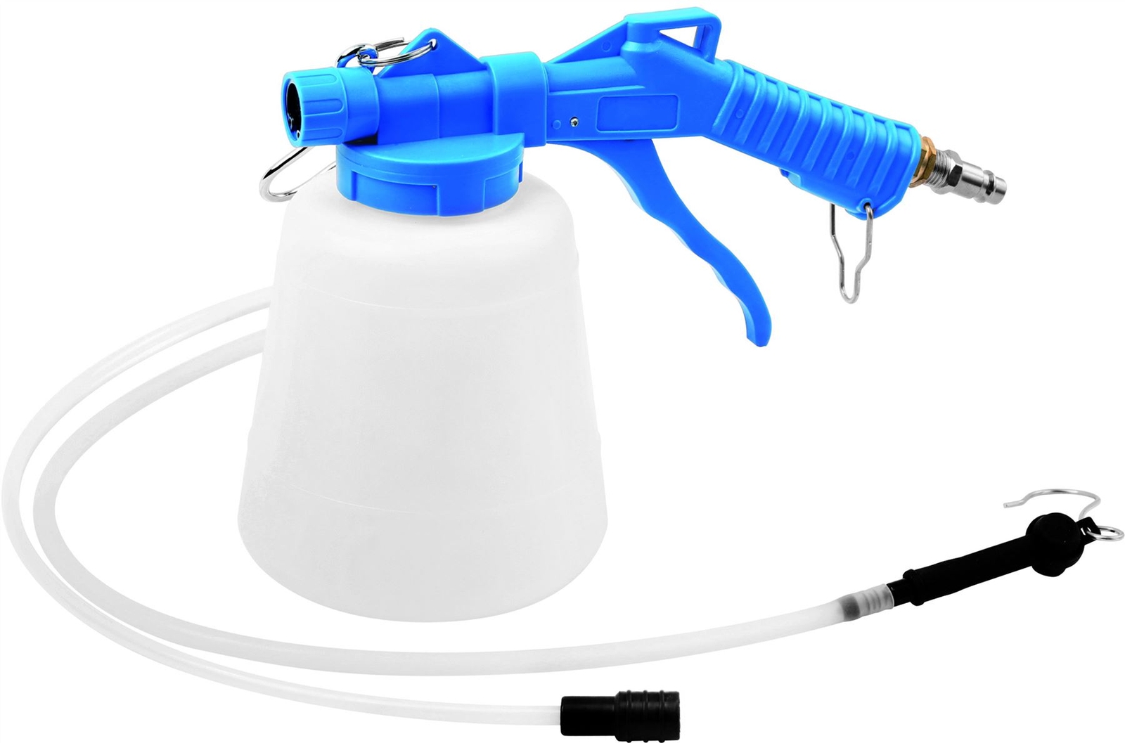 Brake & Clutch Bleeder Bleeding Vacuum Pump Kit Pneumatic Fluid Bottle ...