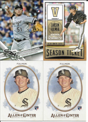 Carson Fulmer 4 Card Rookie Lot NM | eBay