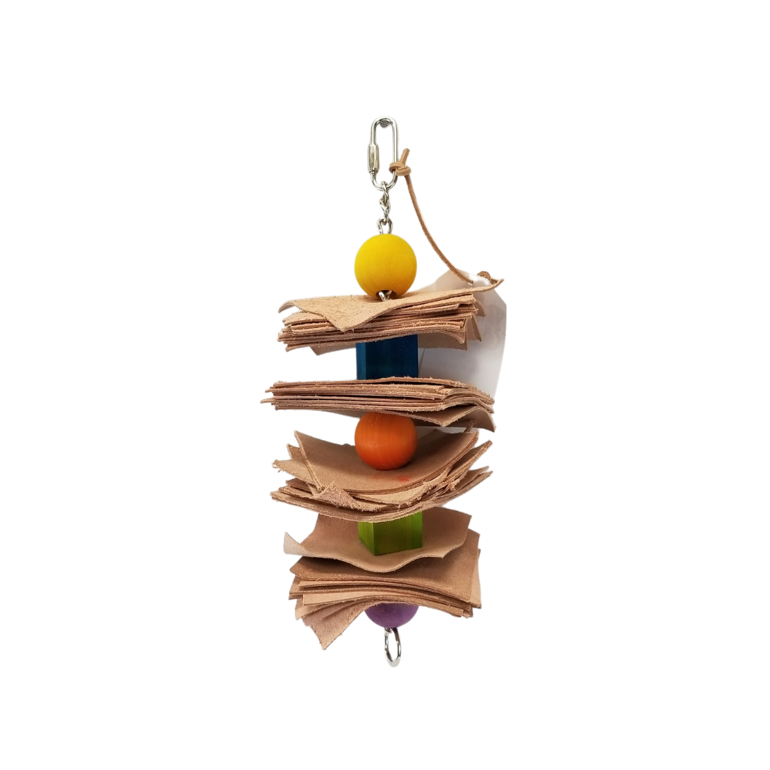 NewZooland LEPR4 Extra Large Preener Handmade Wooden Bird Toy | eBay