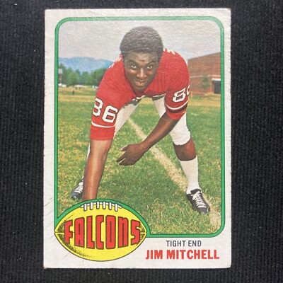 VTG‼ 1976 Topps JIM MITCHELL #276 Atlanta Falcons • EUC‼ • SHIPS 1st ...