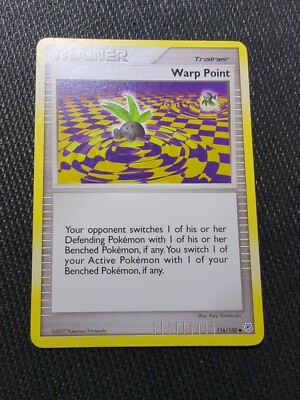 Pokémon TCG Warp Point Diamond & Pearl 116/130 Regular Uncommon ...