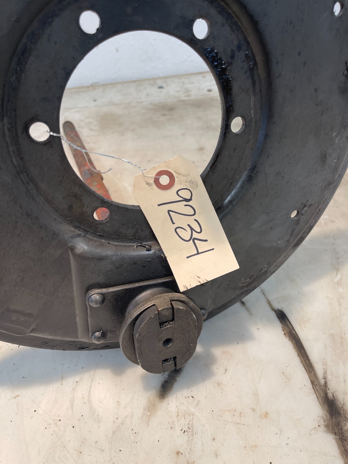 1943 Ford 2n Tractor Left Brake Backing Plate & Shaft Assembly 9n | eBay