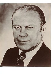 Gerald Ford US President Michigan Wolverines Football Star Glossy Photo ...