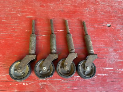 Set of 4 Vintage Colson Casters 10 1/2” Tall | eBay