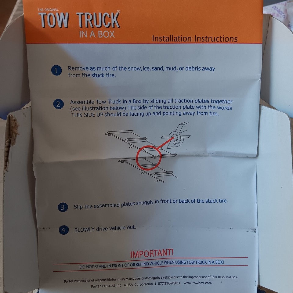 Tow Truck in a Box Traction Seen on TV For Snow, Sand And Mud Aluminum ...