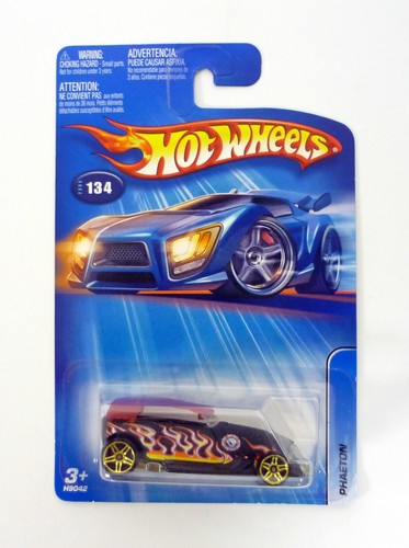 Hot Wheels Phaeton #134 Black Die-Cast Car w/Flames 2005 27084120134| eBay
