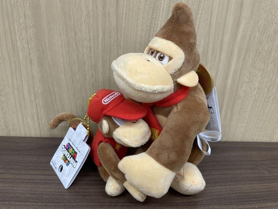 [Unused] USJ exclusive Donkey Kong Diddy Kong plush toy set | eBay